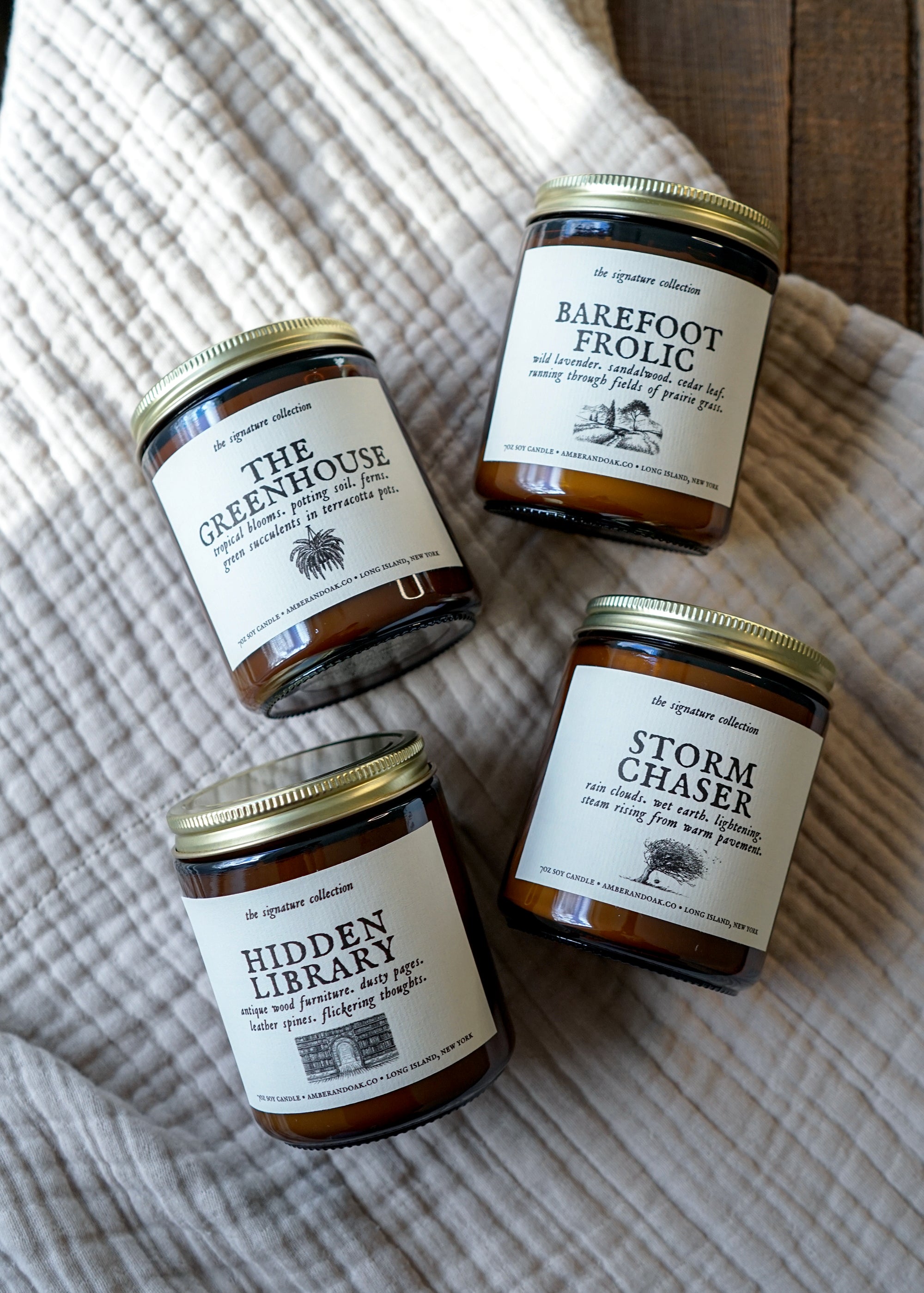 Signature Collection – Amber & Oak